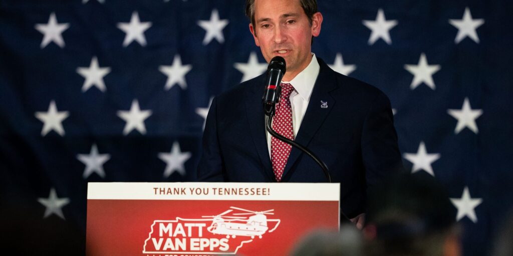 Republicano Matt Van Epps eleito para Câmara no Tennessee - Globo ...